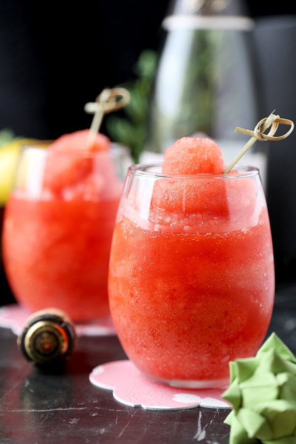 Frosé Cava Cocktail Pickled Plum Food And Drinks