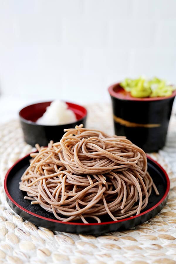 Zaru Soba (Cold Soba Noodles -ざるそば) | Pickled Plum